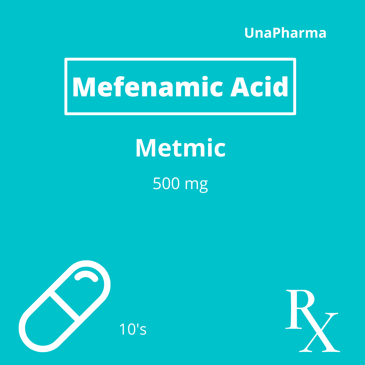 METMIC Mefenamic Acid 500mg Capsule 100's price in the Philippines ...