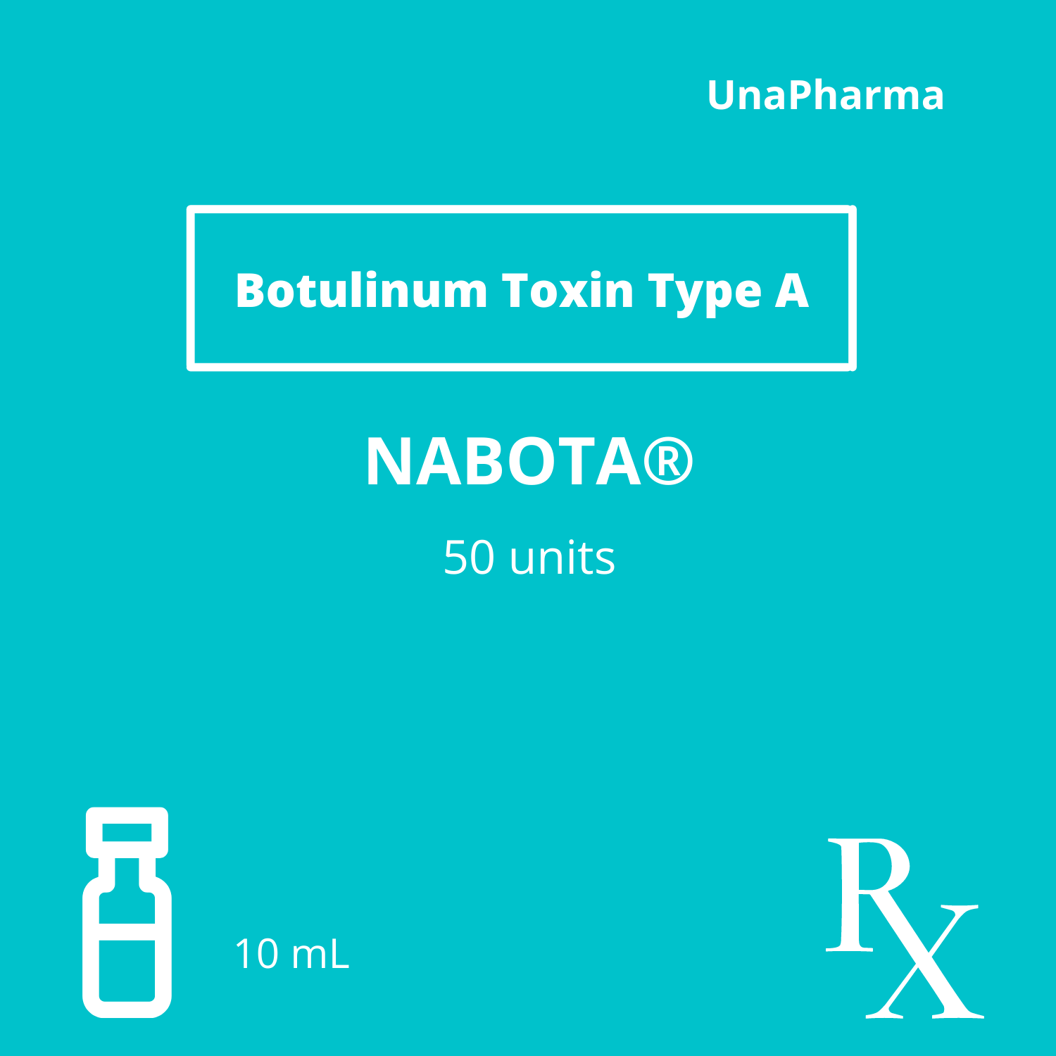 NABOTA Botulinum Toxin Type A 50units Lyophilized Powder for IM/IV ...