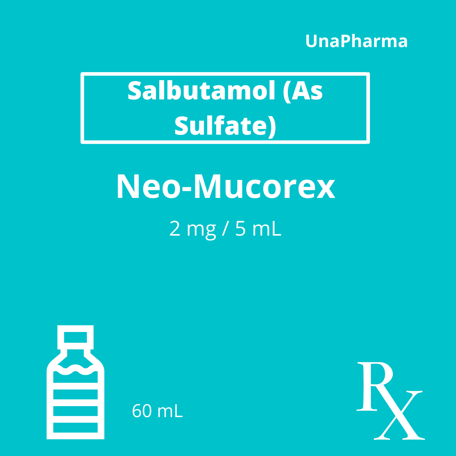 NEO-MUCOREX Salbutamol Sulfate 2mg / 5mL Syrup 60mL price in the ...