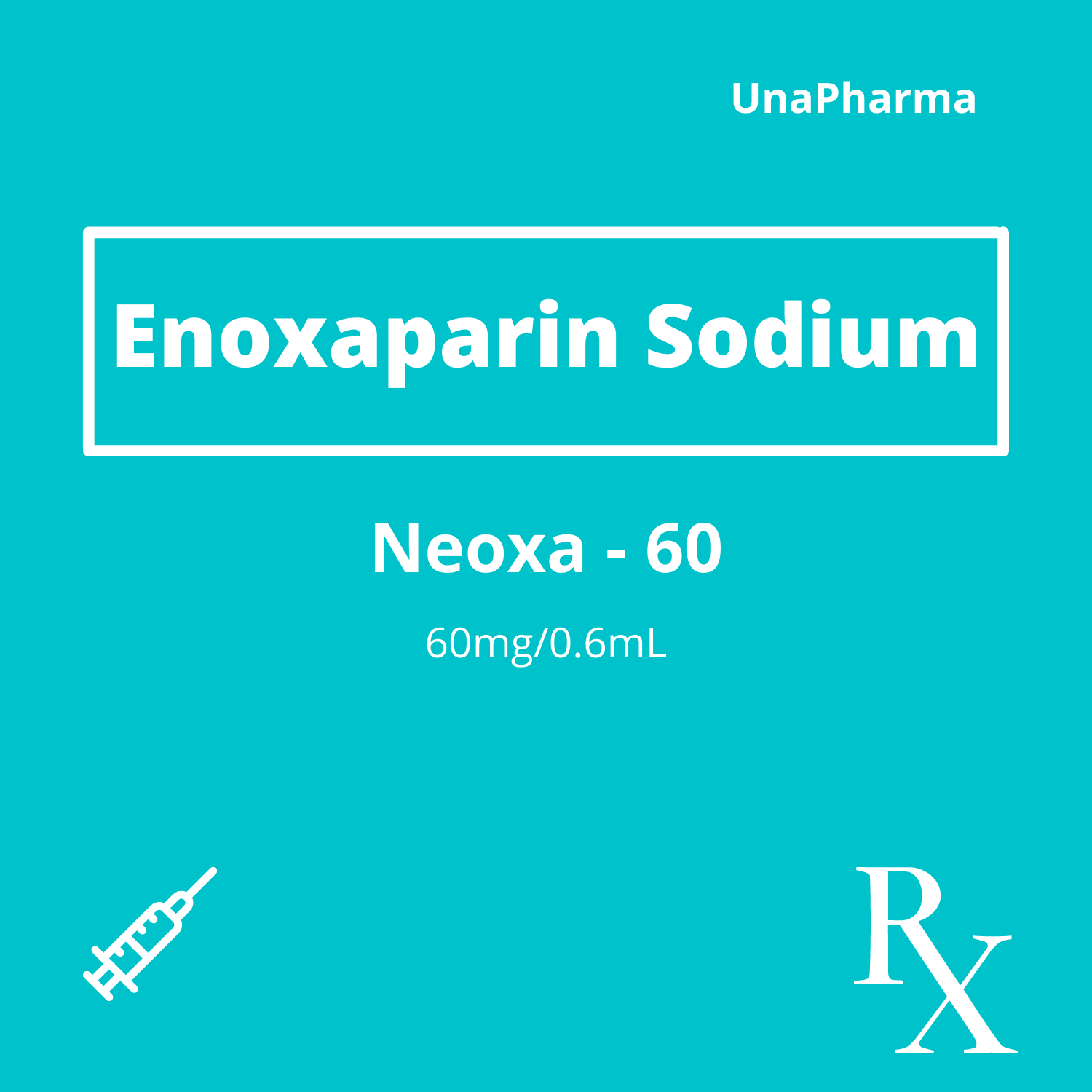 NEOXA-60 Enoxaparin Sodium 60mg / 0.6mL Solution for IV/SC Injection 0 ...