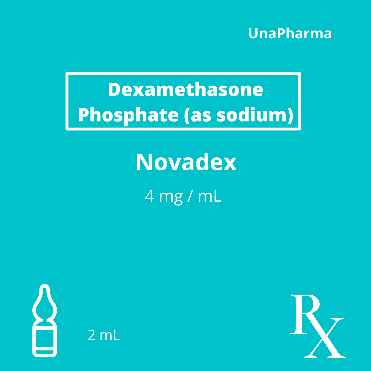 NOVADEX Dexamethasone Phosphate Sodium 4mg / mL Solution for IM/IV ...