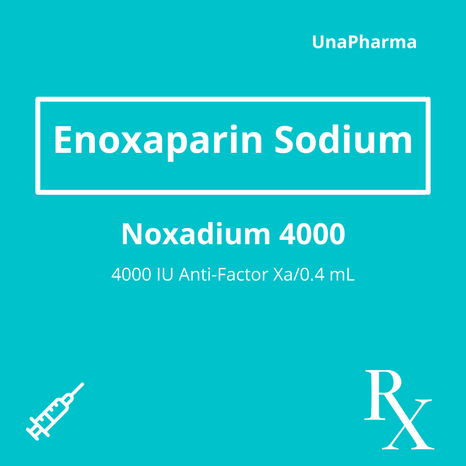 NOXADIUM 4000 Enoxaparin Sodium 4000IU / 0.4mL (40mg / 0.4mL) Solution ...