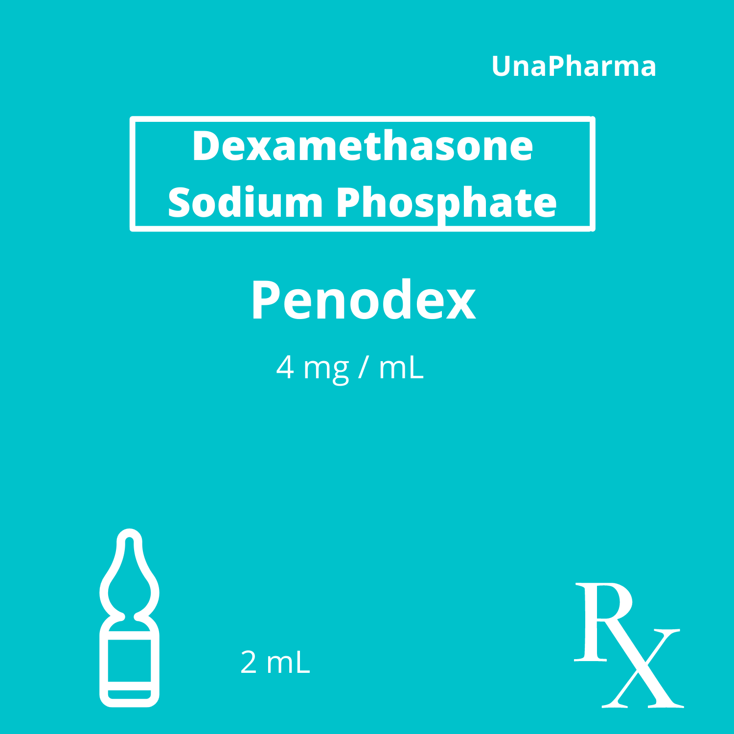 PENODEX Dexamethasone Sodium Phosphate 4mg / mL Solution for IM/IV ...