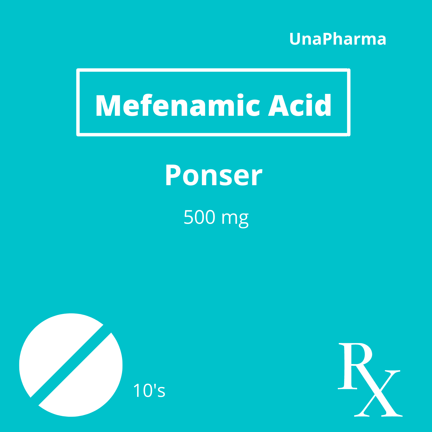 PONSER Mefenamic Acid 500mg Tablet 100's price in the Philippines ...