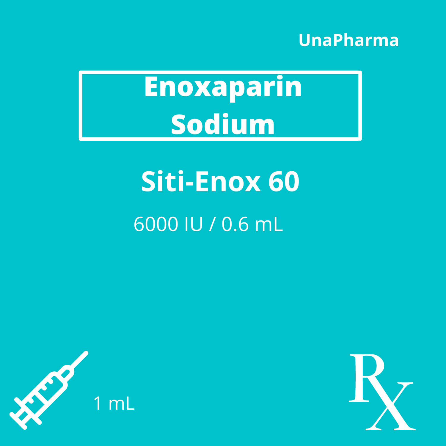 SITI-ENOX 60 Enoxaparin Sodium 6000IU / 0.6mL Solution for IV/SC ...