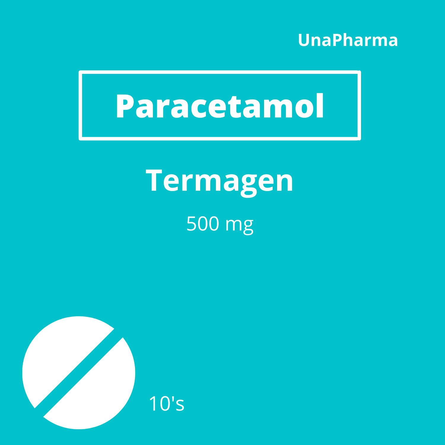 TERMAGEN Paracetamol 500mg Tablet price in the Philippines | MedsGo ...
