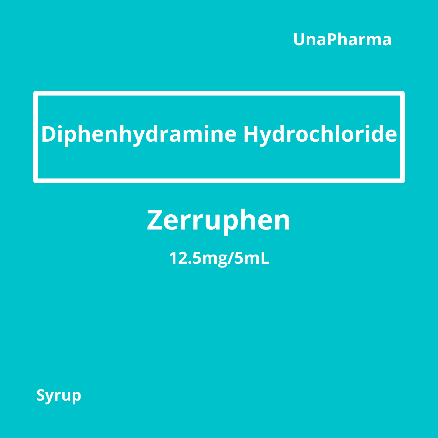 ZERRUPHEN Diphenhydramine Hydrochloride 12.5mg / 5mL Syrup 60mL price ...