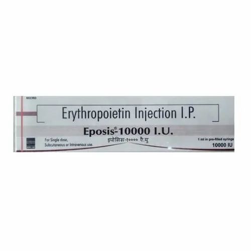 EPOSIS Epoetin Alfa 10,000IU / mL Solution for IV/SC Injection 1mL 1's ...