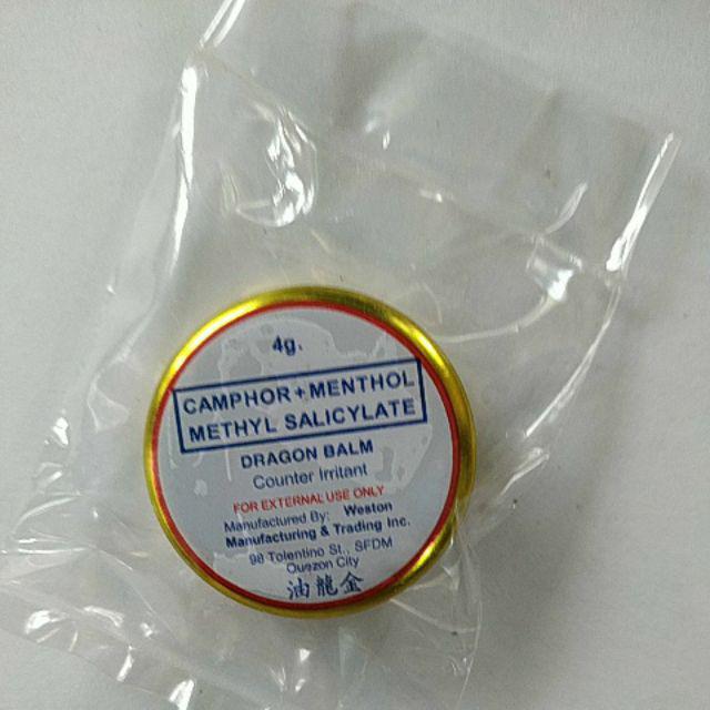 DRAGON BALM Camphor / Methyl salicylate / Menthol 15g / 10g / 15g per ...