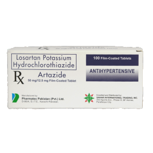 ARTAZIDE Losartan Potassium / Hydrochlorothiazide 50mg / 12.5mg Film ...