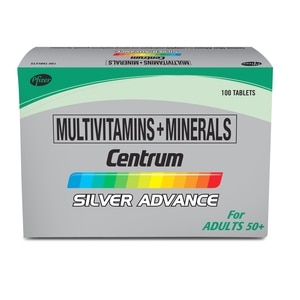 CENTRUM SILVER ADVANCE Multivitamins / Minerals Film-Coated Tablet 100 ...