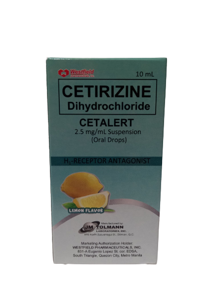 Buy Cetalert cetirizine dihydrochloride 2.5mg / ml suspension (oral ...