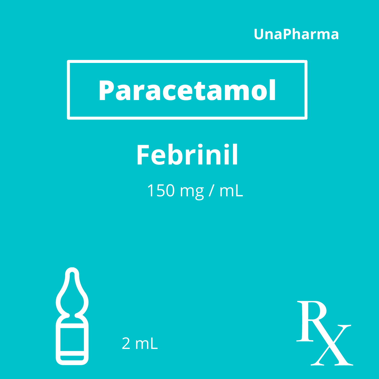 FEBRINIL Paracetamol 150mg / mL Solution for IM/IV Injection 2mL 10's ...
