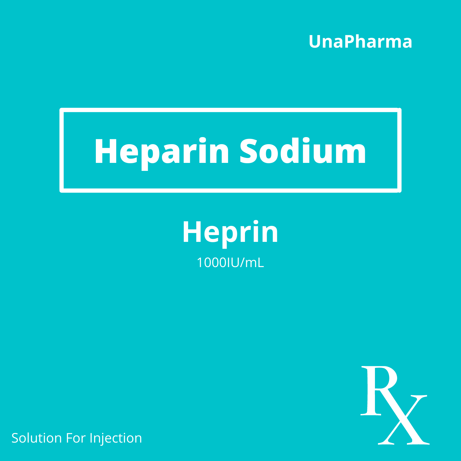 HEPRIN Heparin Sodium 1000IU / mL Solution for IV/SC Injection 25's ...
