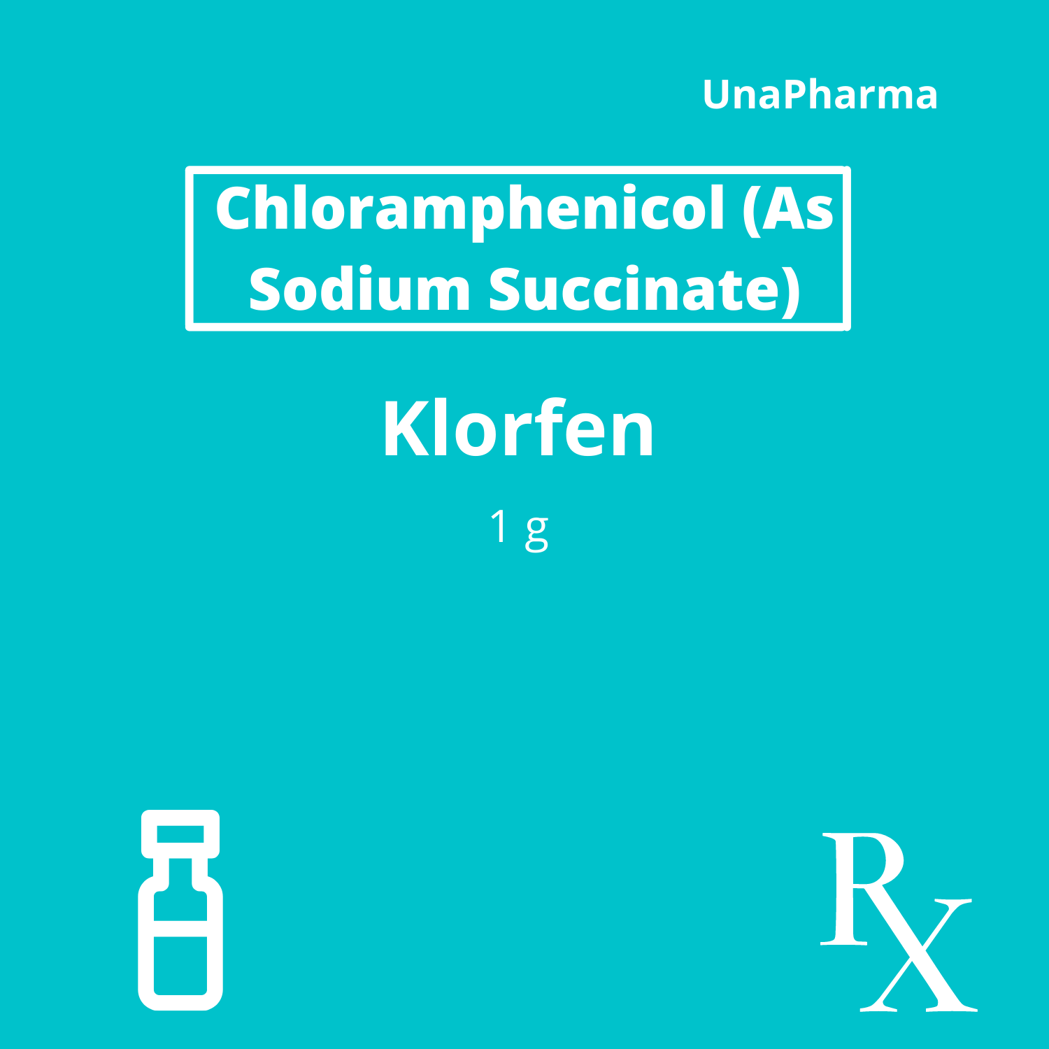 KLORFEN Chloramphenicol Sodium 1g Powder for IM/IV Injection 1's price ...