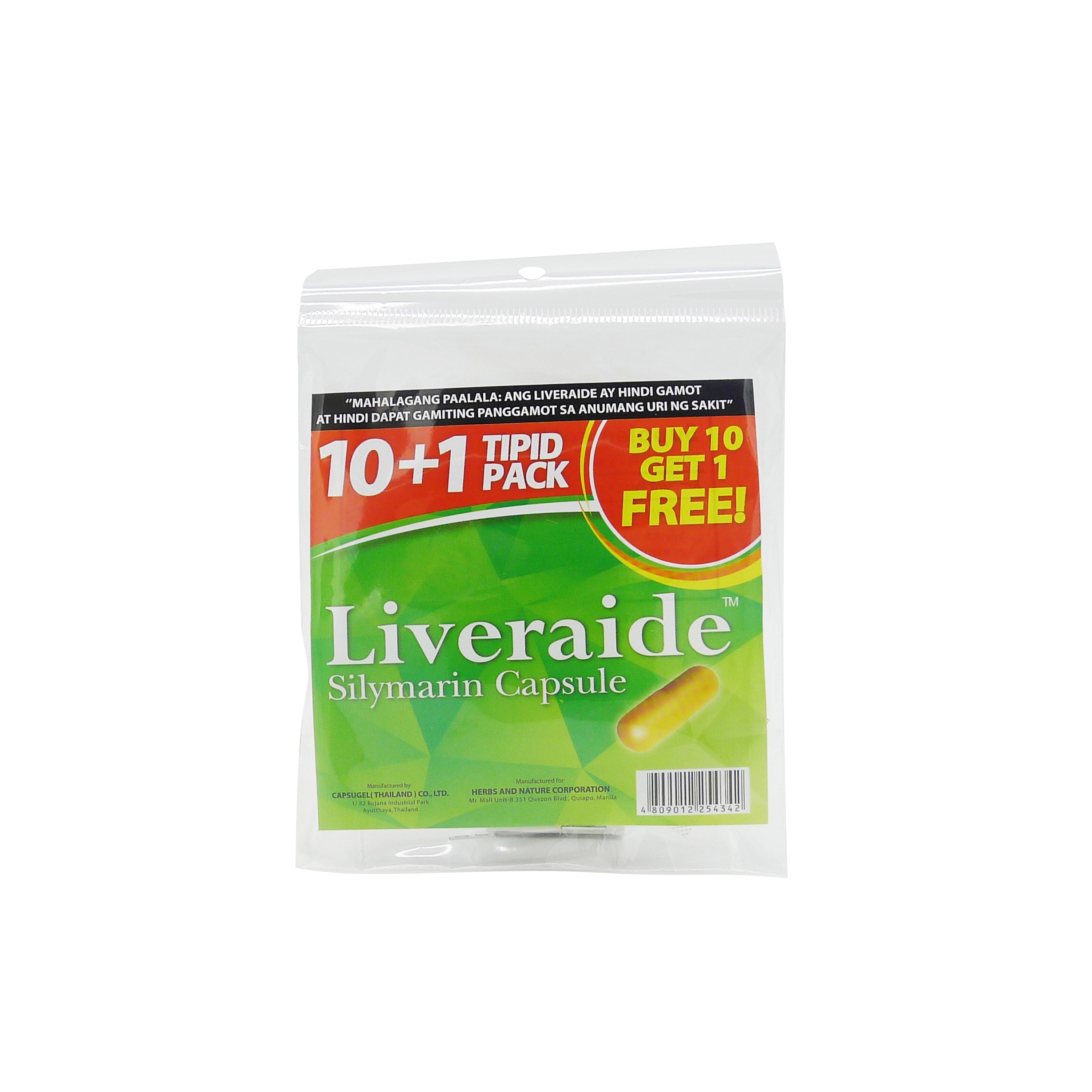 LIVERAIDE Multivitamins / Silymarin Capsule 10's price in the ...