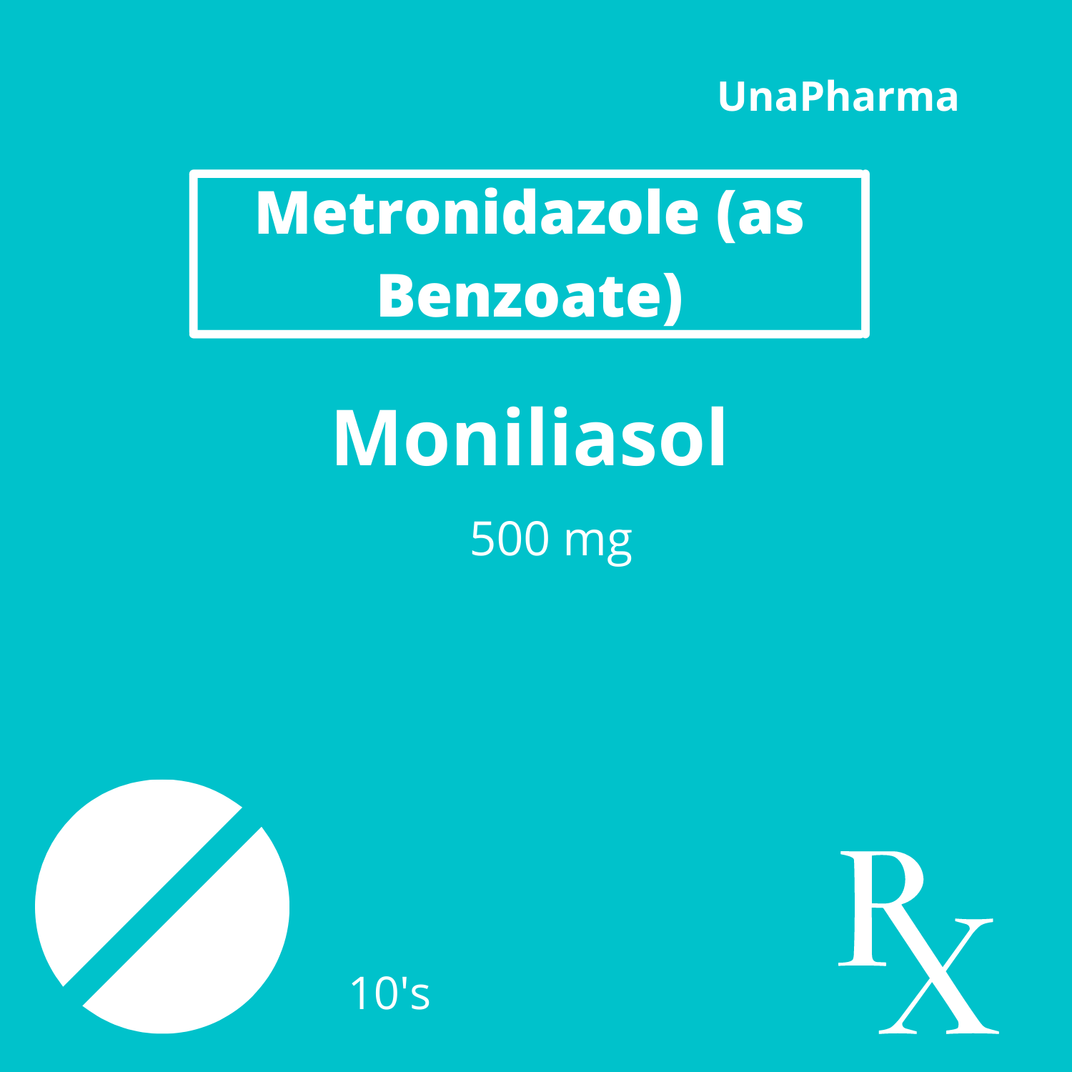 MONILIASOL Metronidazole Benzoate 500mg Tablet 100's price in the ...