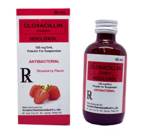 NOCLOXOL Cloxacillin Sodium 125mg / 5mL Powder for Suspension 50mL ...
