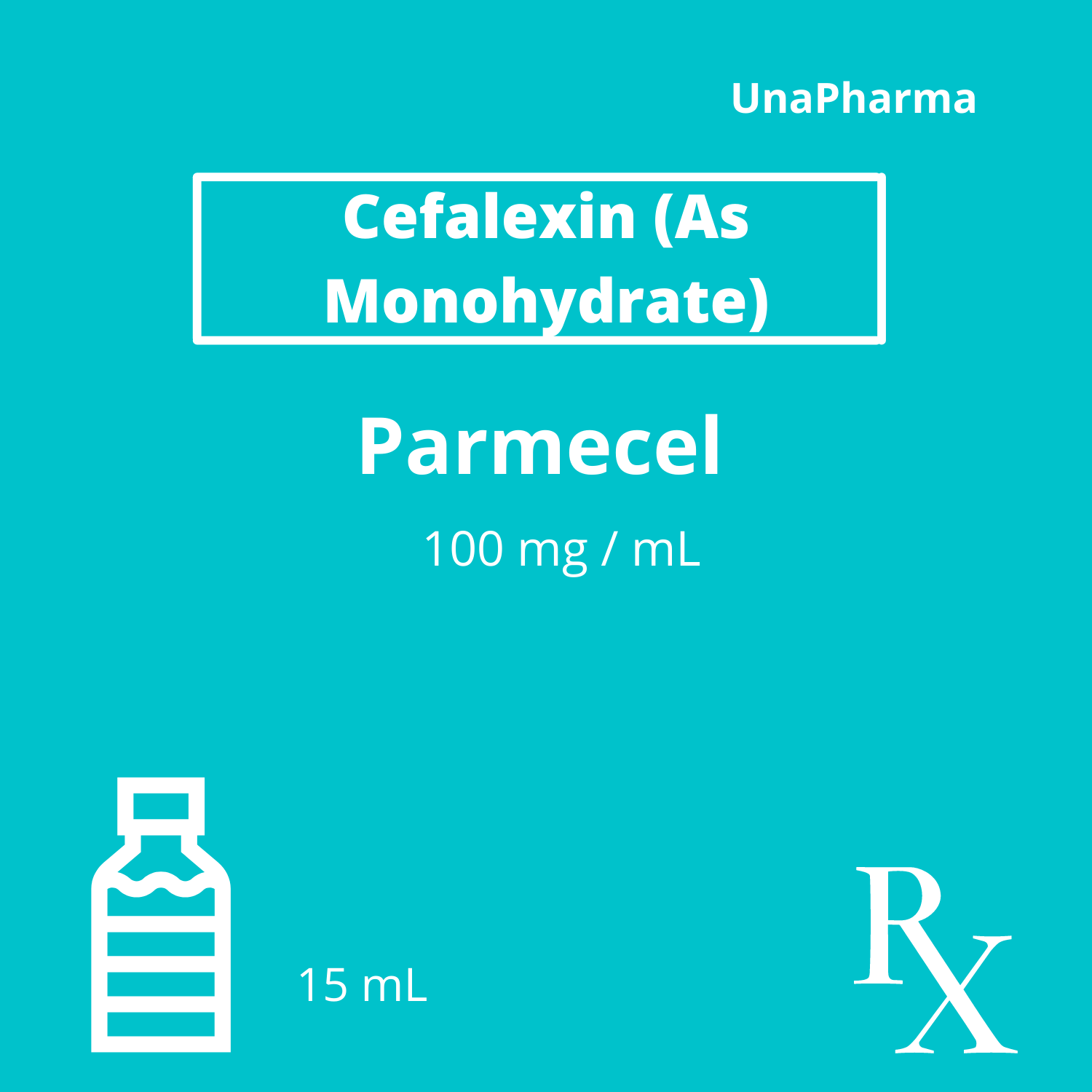PARMECEL Cefalexin Monohydrate 100mg / mL Powder for Suspension (Oral ...