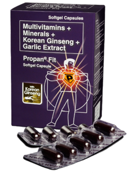 PROPAN FIT Multivitamins / Minerals / Korean Ginseng / Garlic Extract ...