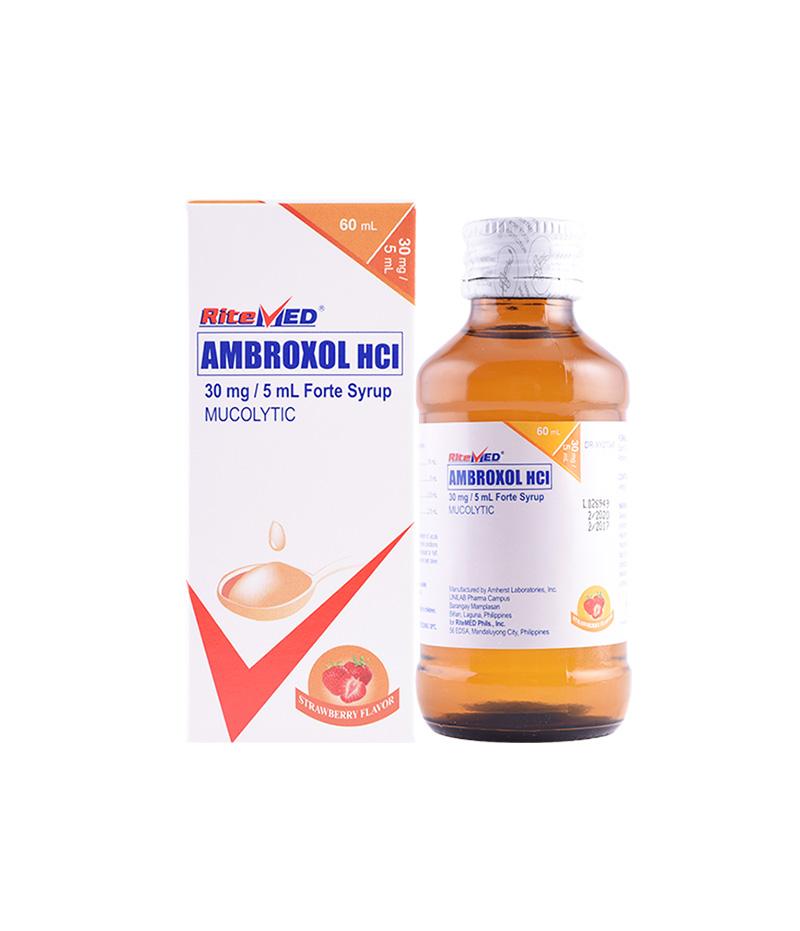 RITEMED Ambroxol Hydrochloride 30mg / 5mL Forte Syrup 60mL price in the ...
