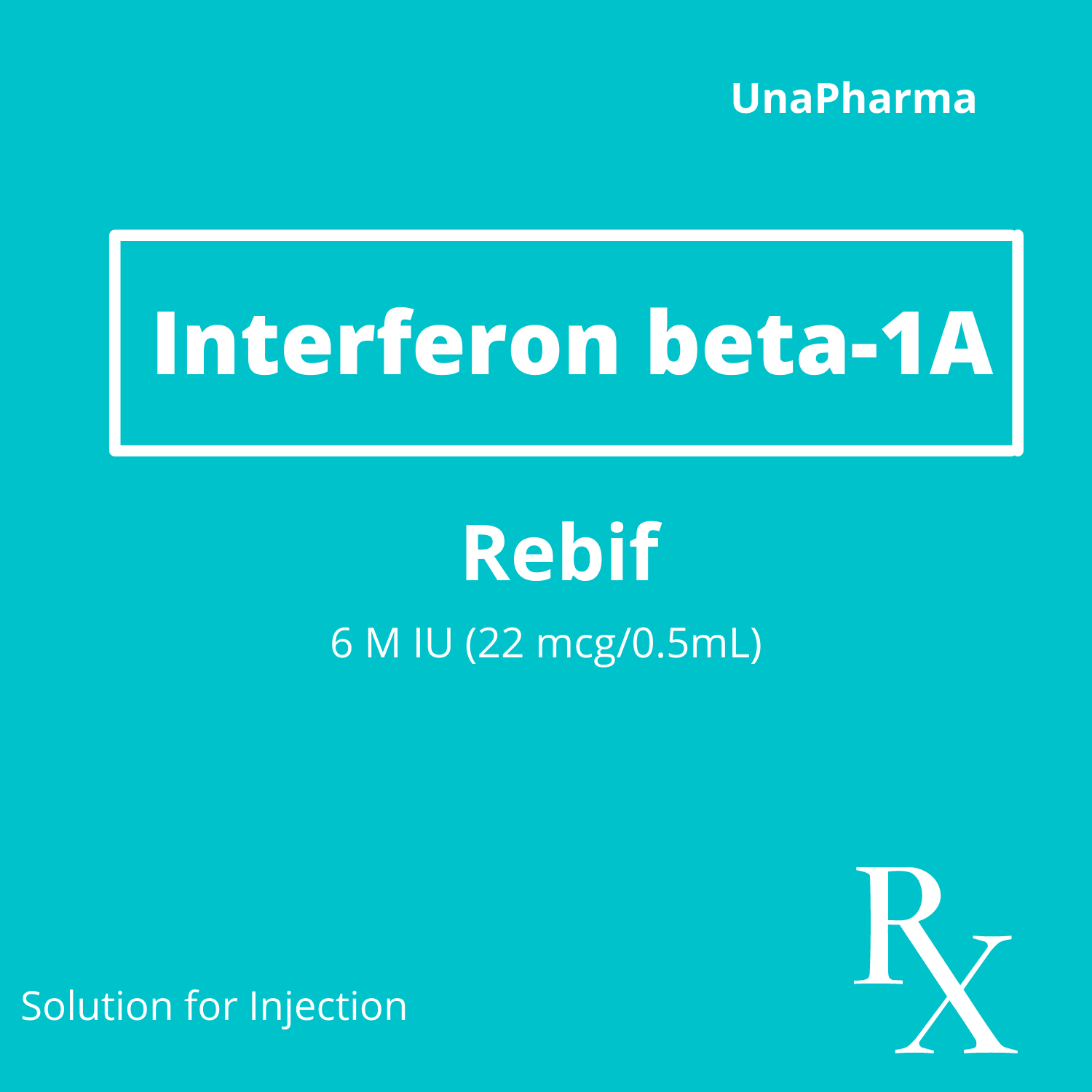 REBIF Interferon Beta-1A 6MillionIU (22mcg / 0.5mL) Solution for SC ...