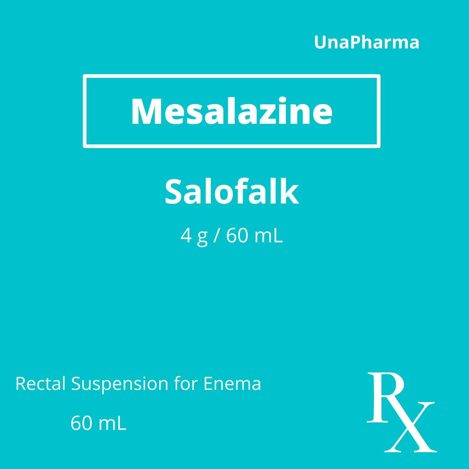 SALOFALK Mesalazine 4g / 60mL Rectal Suspension for Enema 60mL 7's ...