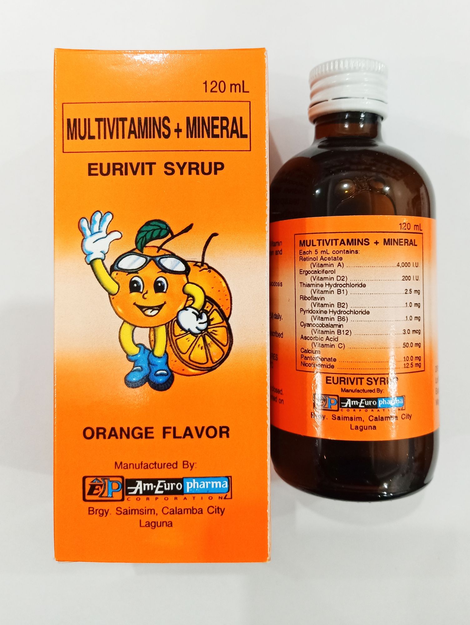EURIVIT Multivitamins / Minerals Syrup 120mL price in the Philippines ...
