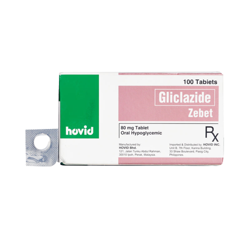 ZEBET Gliclazide 80mg Tablet 100's price in the Philippines | MedsGo ...