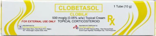 CLOBILA Clobetasol 500mcg / g (0.05% w/w) Topical Cream 10g price in ...