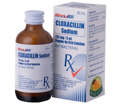 RITEMED Cloxacillin Sodium 125mg / 5mL Powder for Oral Solution 60mL ...