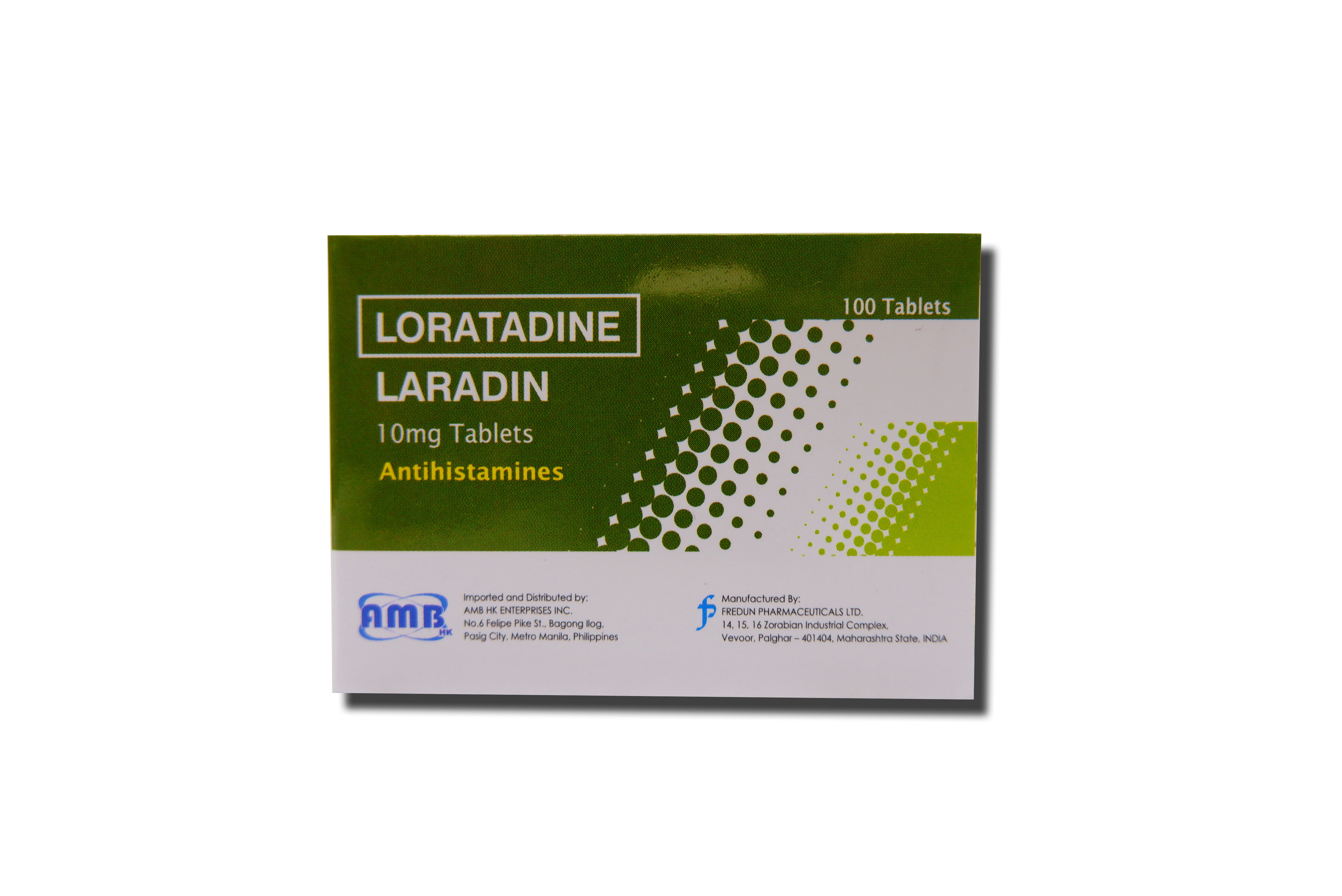 LARADIN Loratadine 10mg Tablet 100's price in the Philippines | MedsGo ...