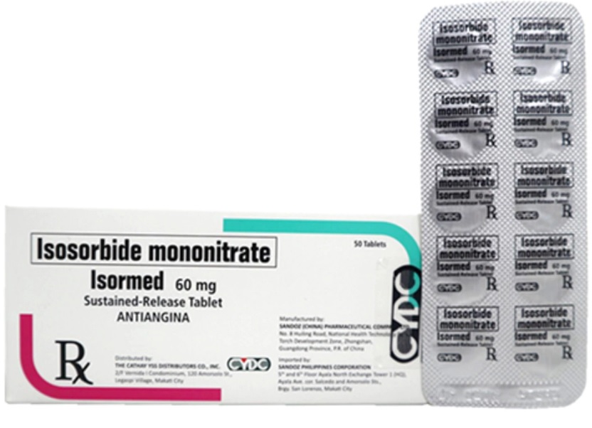 ISORMED Isosorbide Mononitrate 60mg Sustained Release Tablet 50's price ...