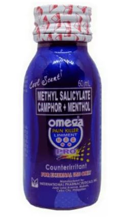 OMEGA PAIN KILLER LINIMENT PRO Methyl Salicylate / Camphor / Menthol ...