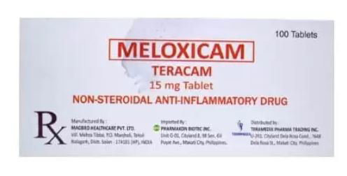 TERACAM Meloxicam 15mg Tablet 100's price in the Philippines | MedsGo ...