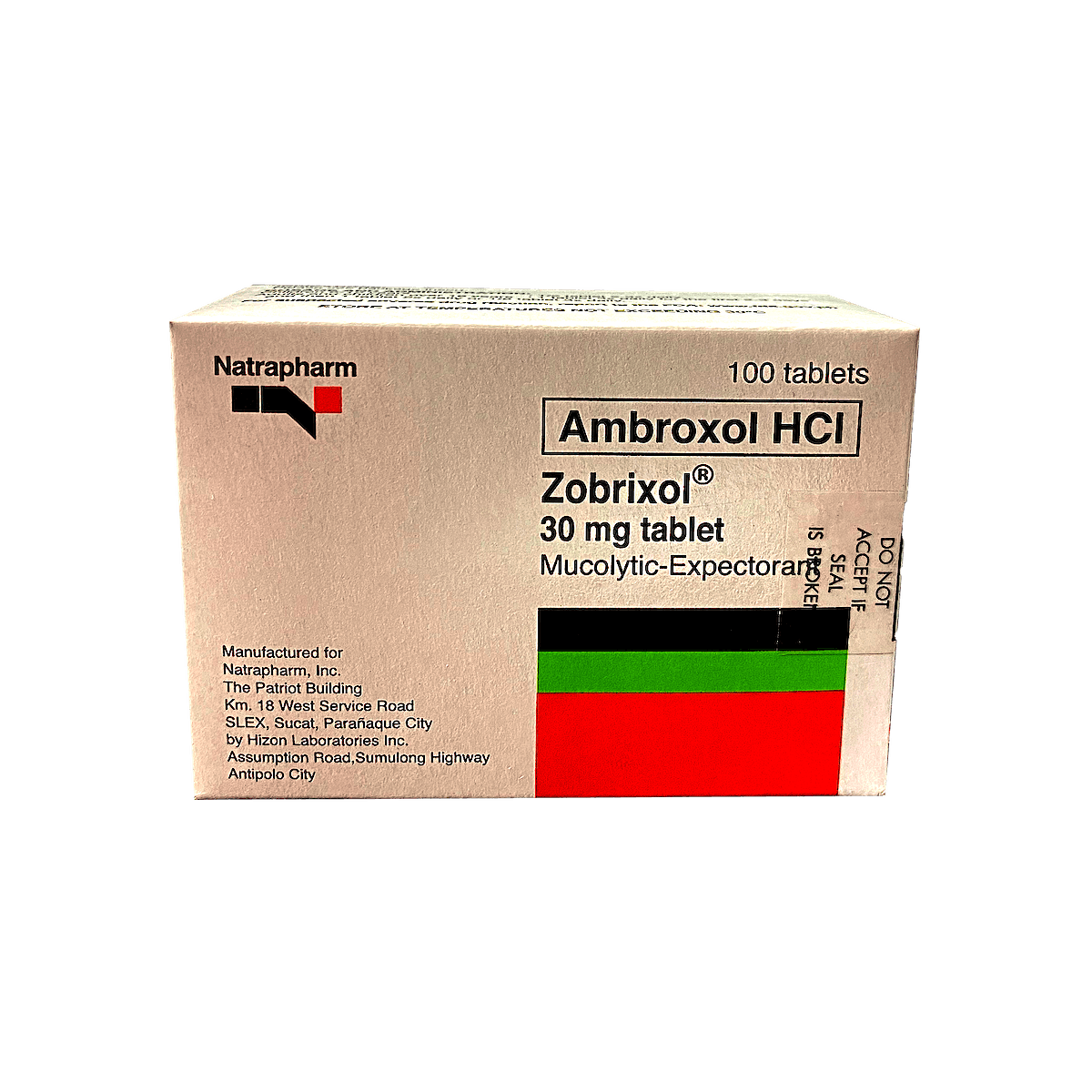 ZOBRIXOL Ambroxol Hydrochloride 30mg Tablet 100's price in the ...