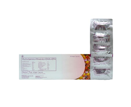OBIMIN PLUS Multivitamins / Minerals / DHA / EPA Softgel Capsule 1's ...