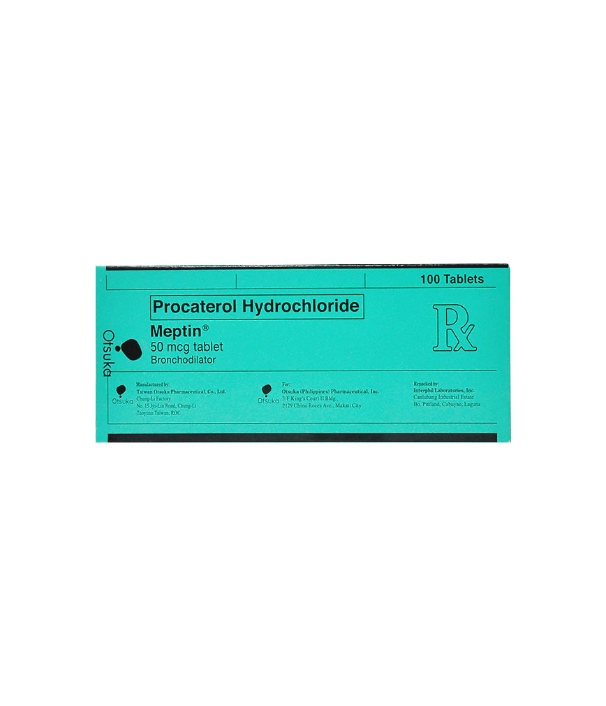 MEPTIN Procaterol Hydrochloride 50mcg Tablet 1's price in the ...