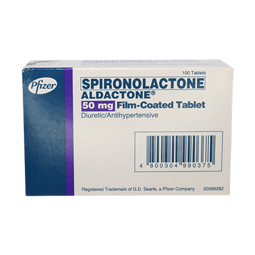 Buy Aldactone spironolactone 50mg film-coated tablet 1's online with ...