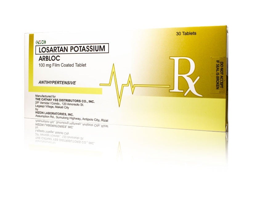 ARBLOC Losartan Potassium 100mg Film-Coated Tablet 1's price in the ...