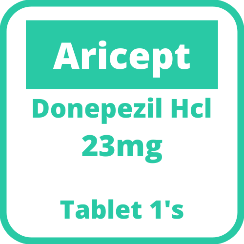 ARICEPT Donepezil Hydrochloride 23mg Film-Coated Tablet 1's price in ...
