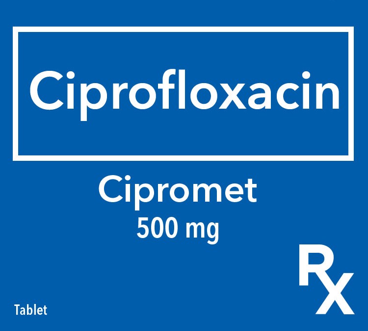 CIPROMET Ciprofloxacin 500mg Film-Coated Tablet 1's price in the ...