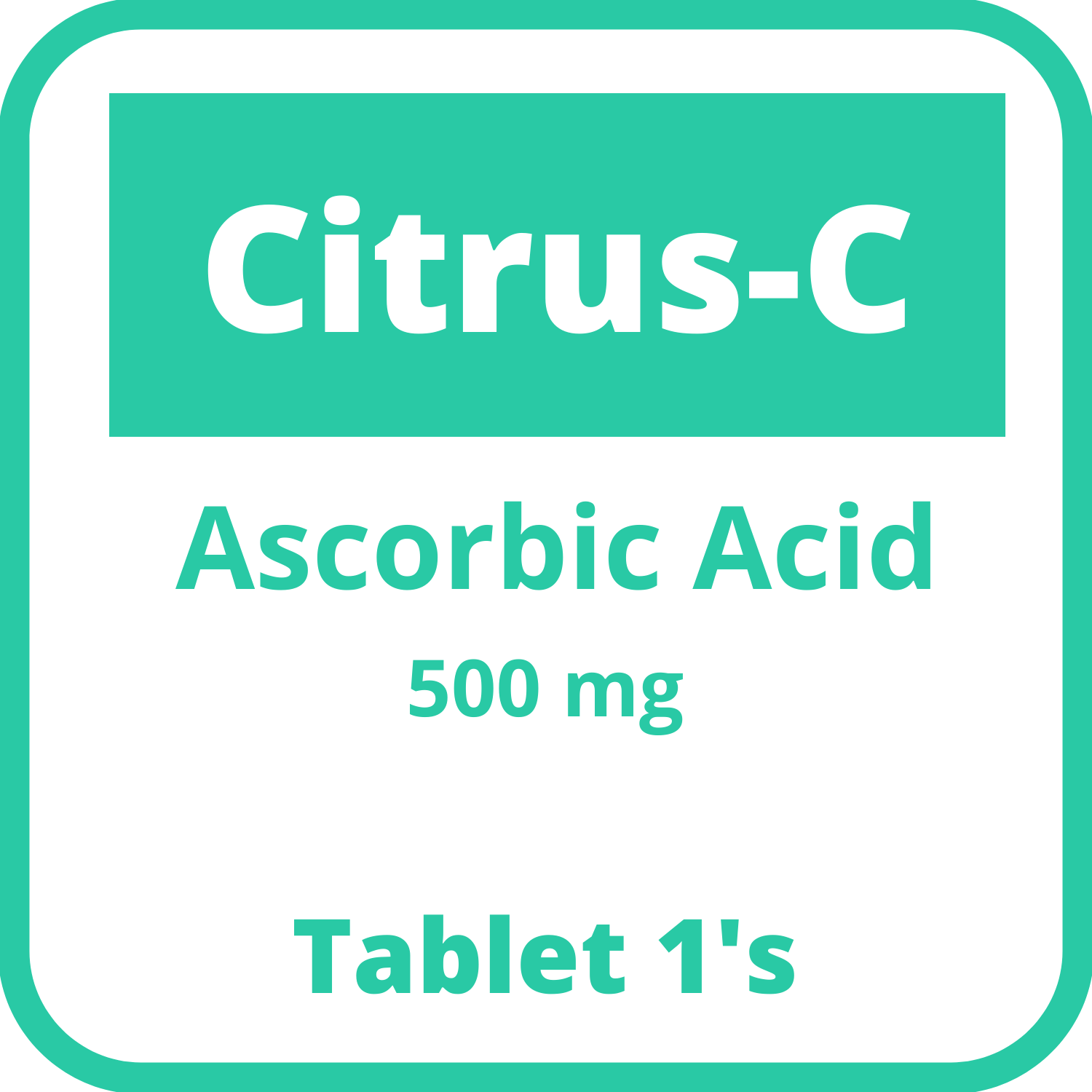 CITRUS-C Ascorbic Acid 500mg Tablet 1's price in the Philippines ...