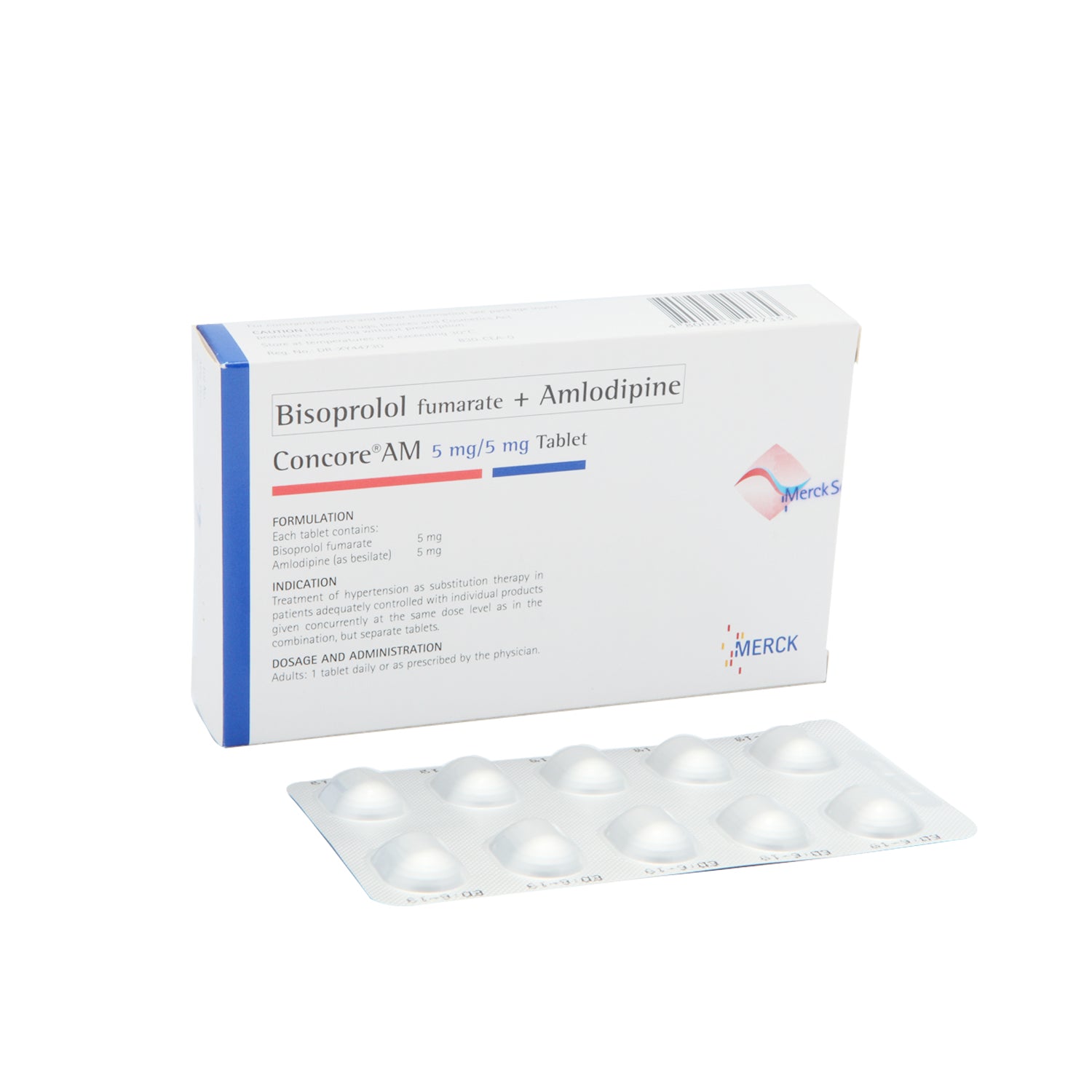 Buy Concore am bisoprolol fumarate / amlodipine besilate 5mg / 5mg ...