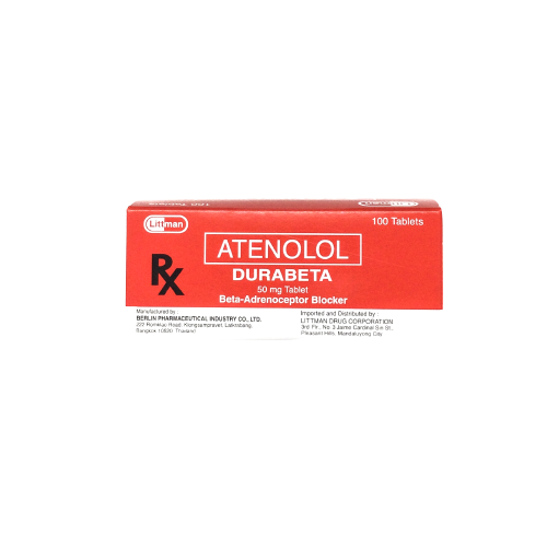 Buy Durabeta atenolol 50mg tablet 1's online with MedsGo. Price - from