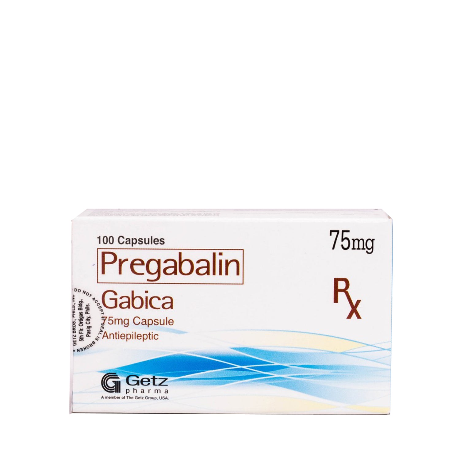 GABICA Pregabalin 75mg Capsule 1's price in the Philippines | MedsGo ...