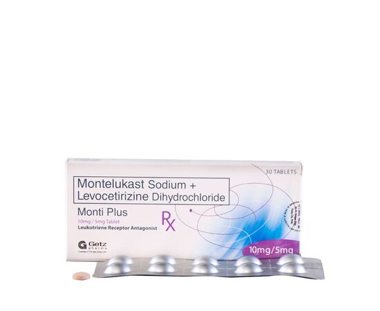 MONTI PLUS Montelukast Sodium / Levocetirizine Dihydrochloride 10mg ...