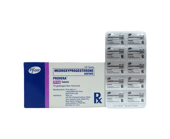 PROVERA Medroxyprogesterone Acetate 10mg Tablet 1's price in the Philippines | MedsGo Pharmacy