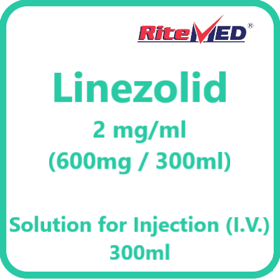 RITEMED Linezolid 2mg / mL (600mg / 300mL) Solution for IV Injection ...