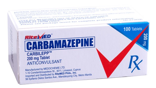 CARBILEPP Carbamazepine 200mg Tablet 100's price in the Philippines ...